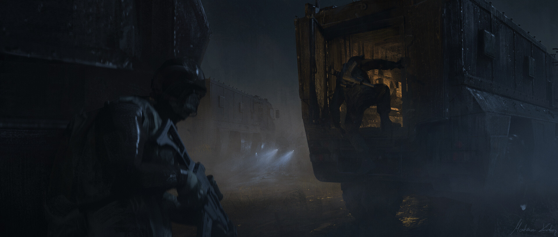 ArtStation - Extraction - Sneaking in