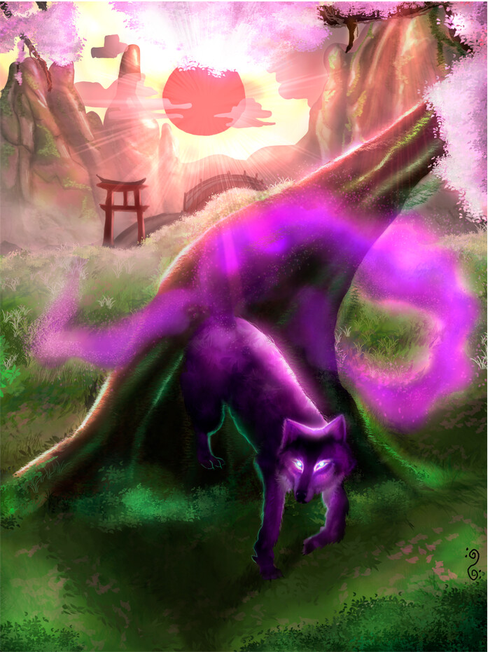 ArtStation - Magic Wolf