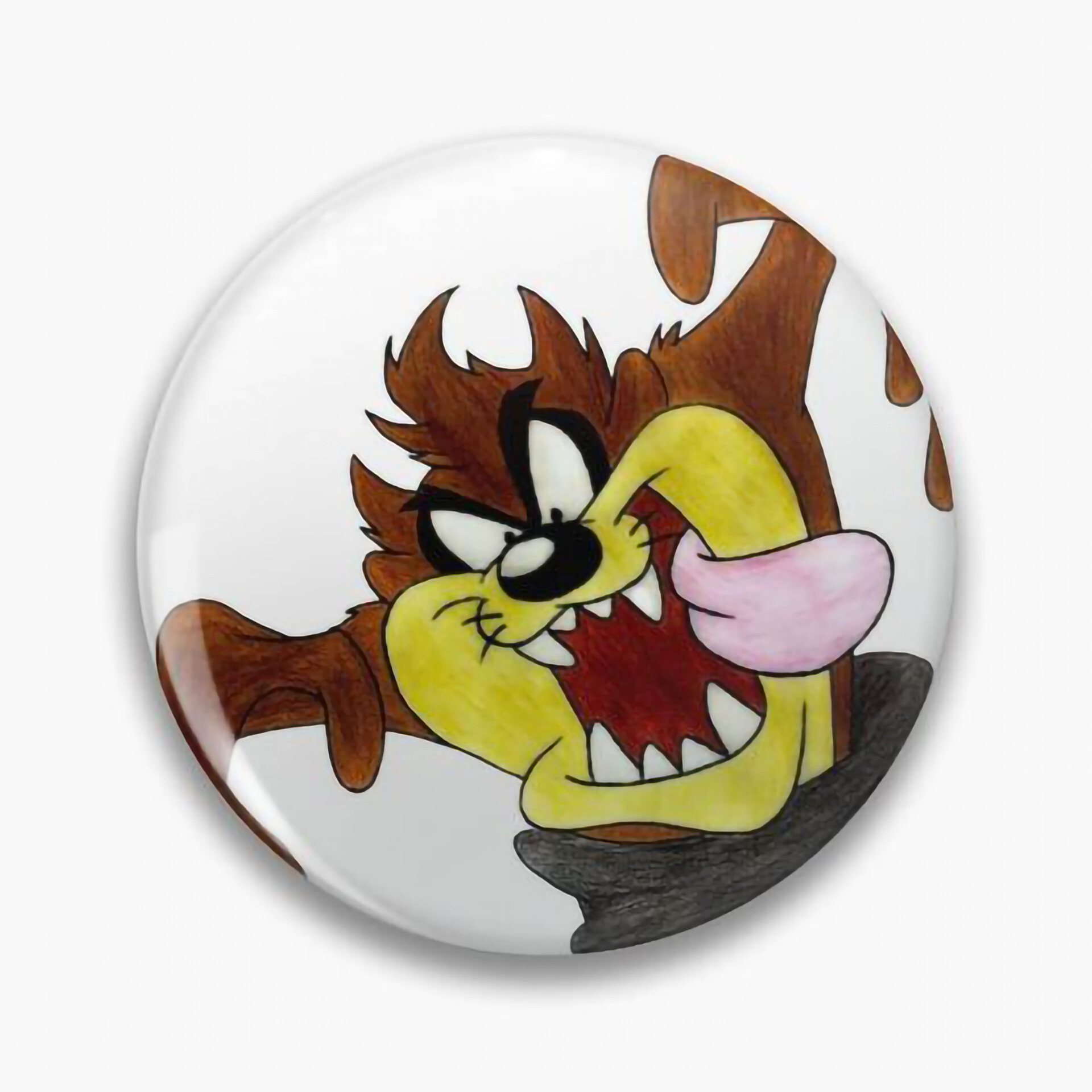 ArtStation - Tasmania Devil Cartoon Character Pin Brooch