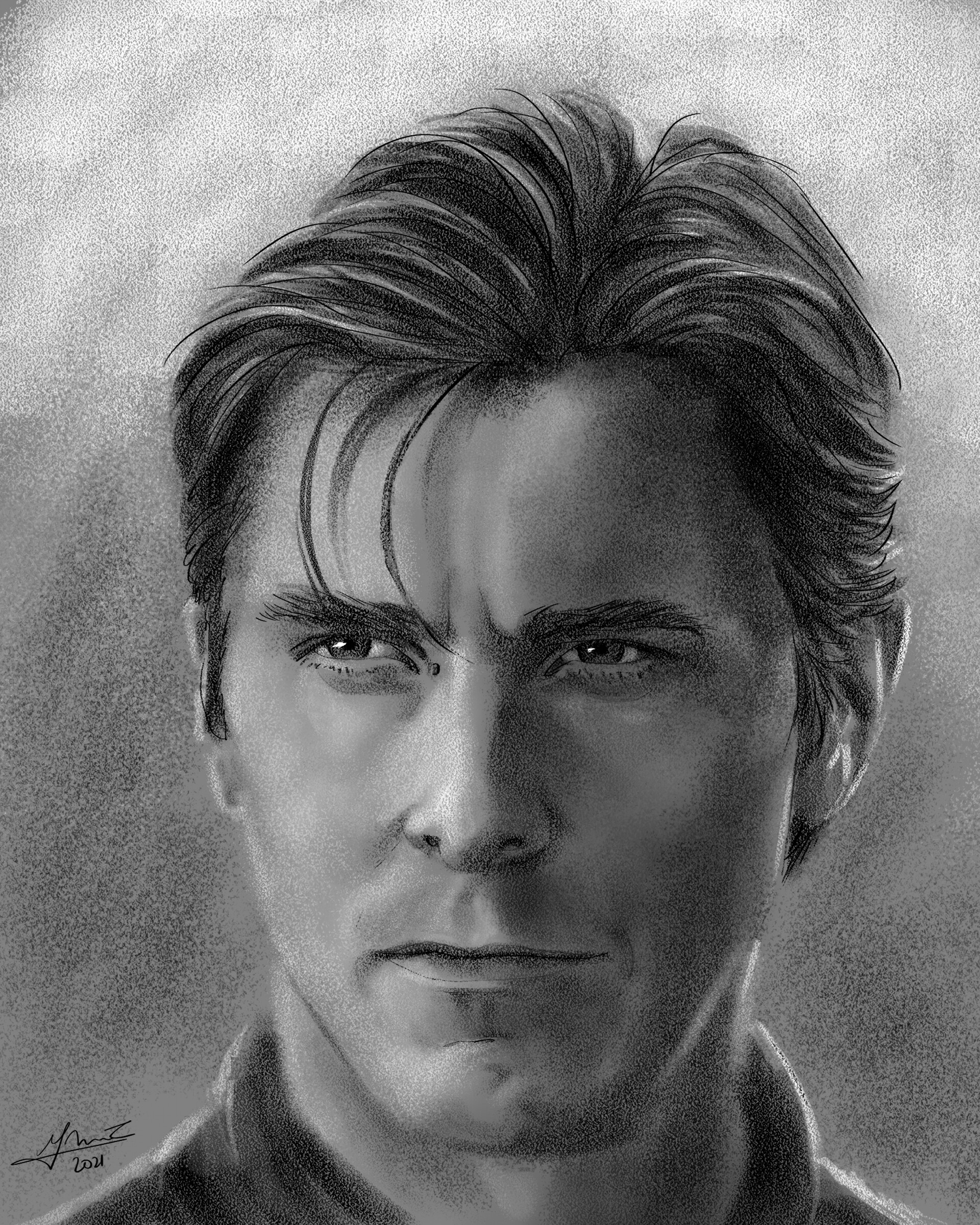 Art of Manuel J. Noreña C. - Christian Bale as Bruce Wayne