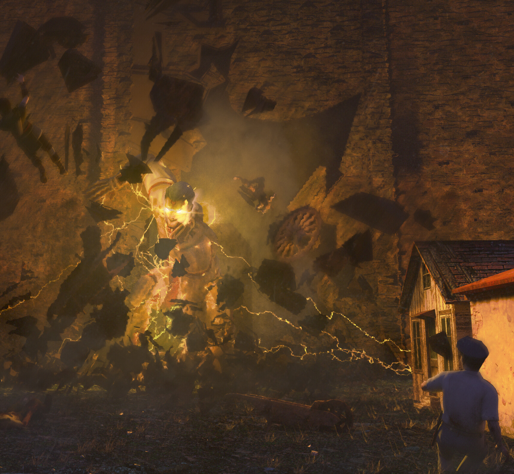 ArtStation - Quick Artwork for one of my fav shows of all time | AOT