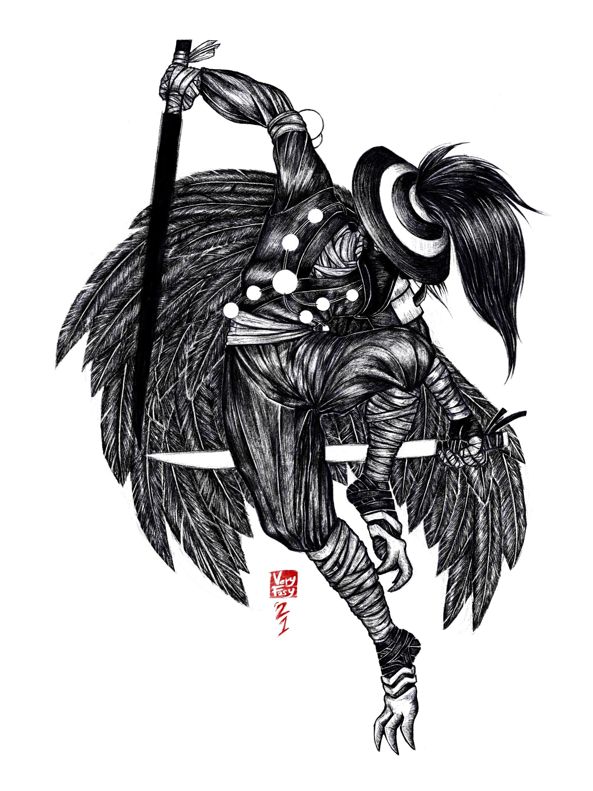 ArtStation - Kasasagi - DnD Character Illustration