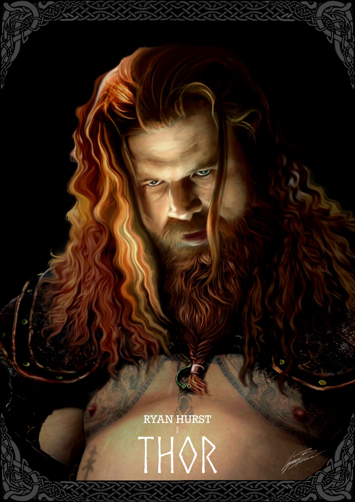 Logan Burns - RYAN HURST as "THOR" from "GOD OF WAR : RAGNAROK"