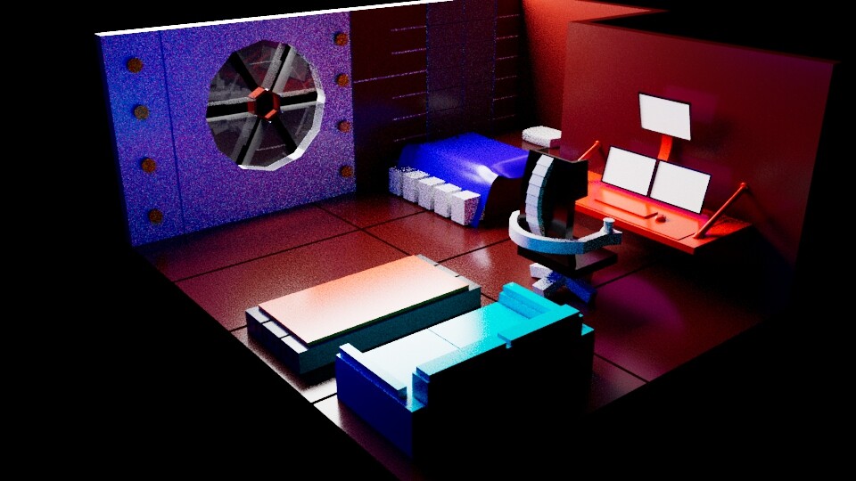 ArtStation - GAMING ROOM