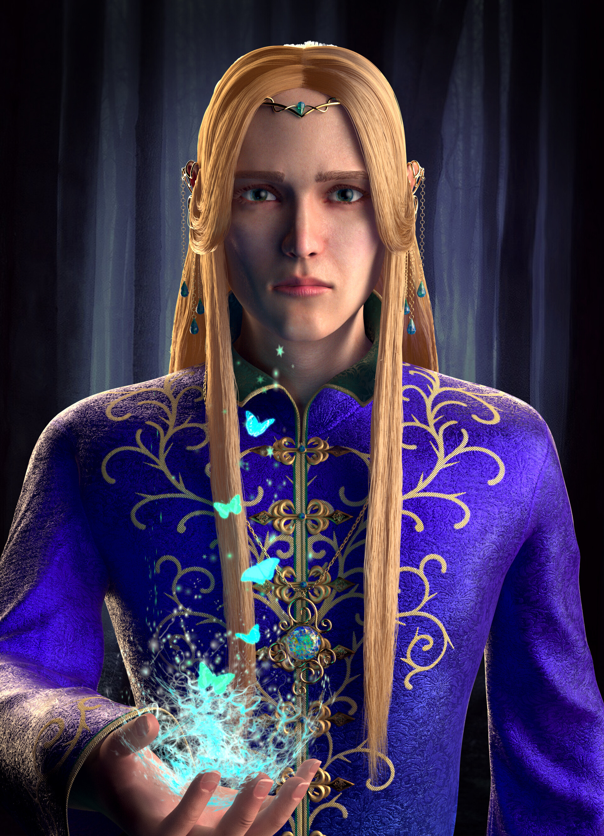 ArtStation - Elven Mage