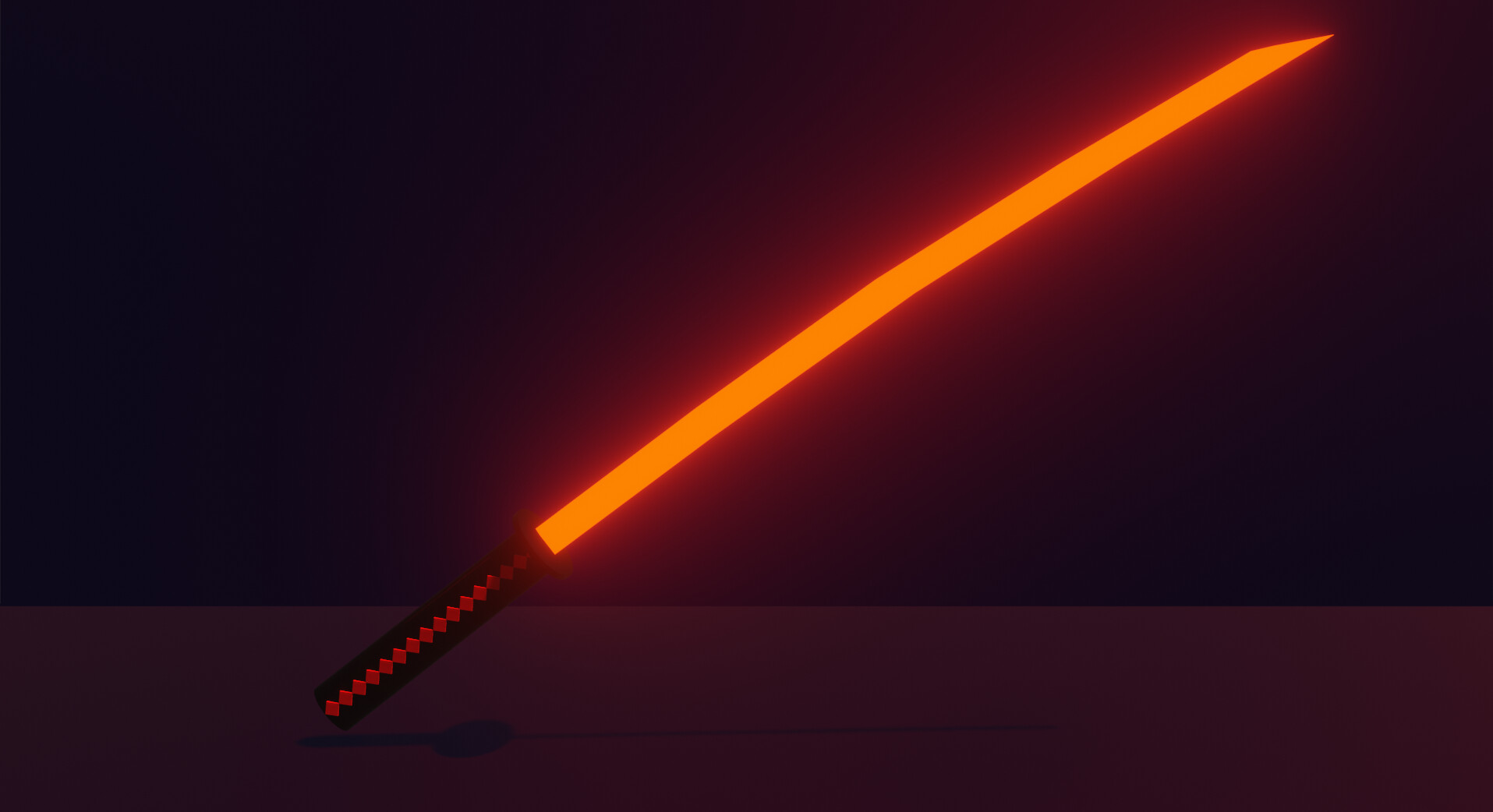 ArtStation - neon katana