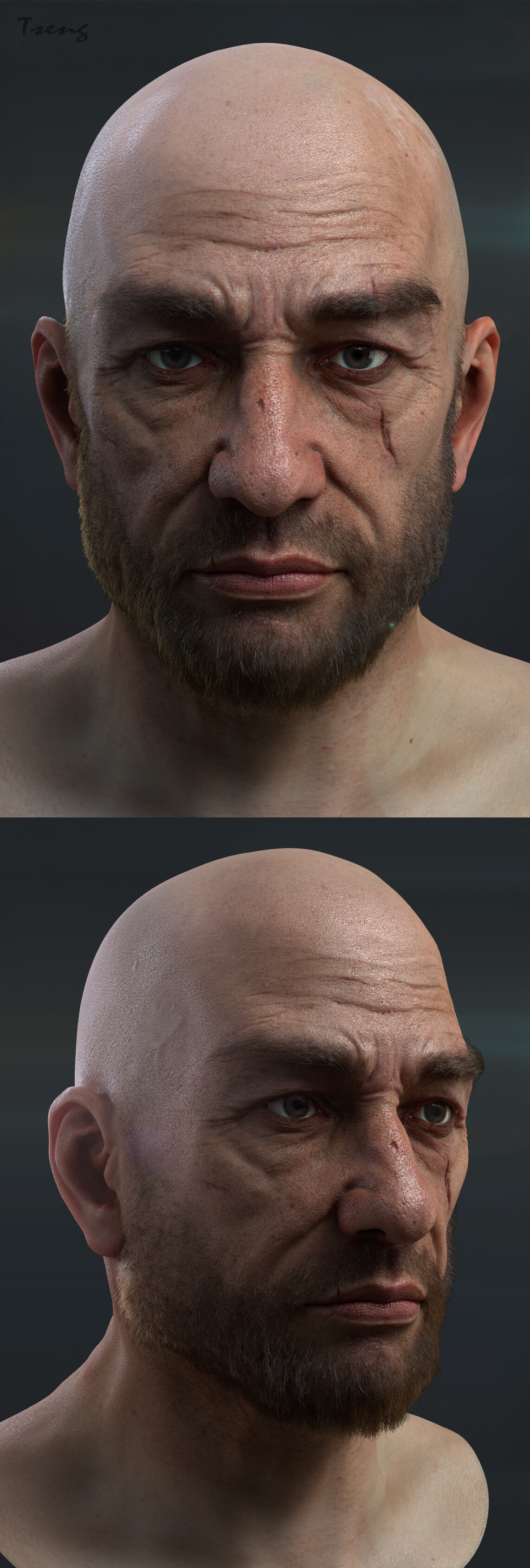 ArtStation - human head