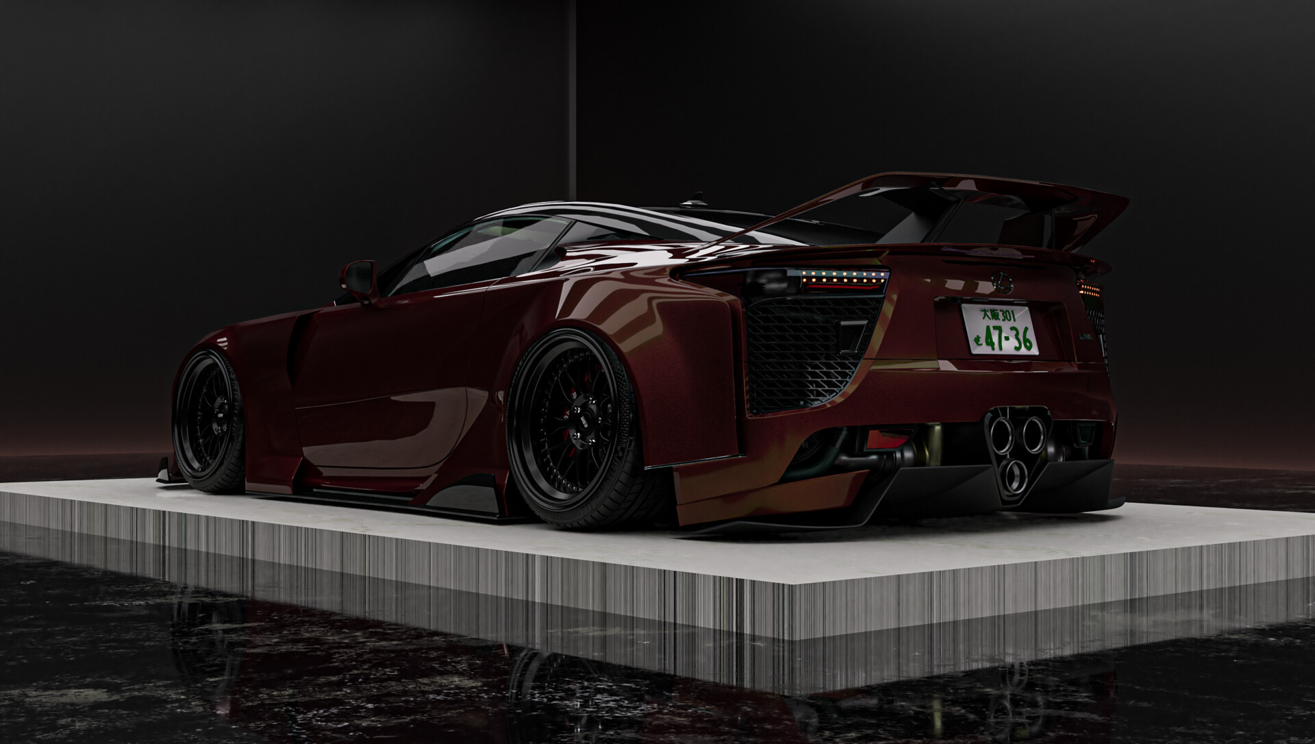 Slammed Jdm Lexus Lfa