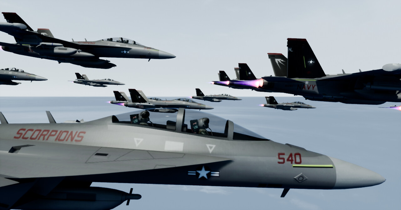 ArtStation - Sky battle more renders