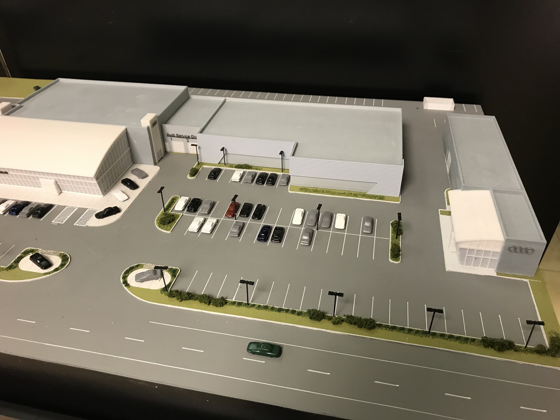 ArtStation - Audi Car Dealership Model