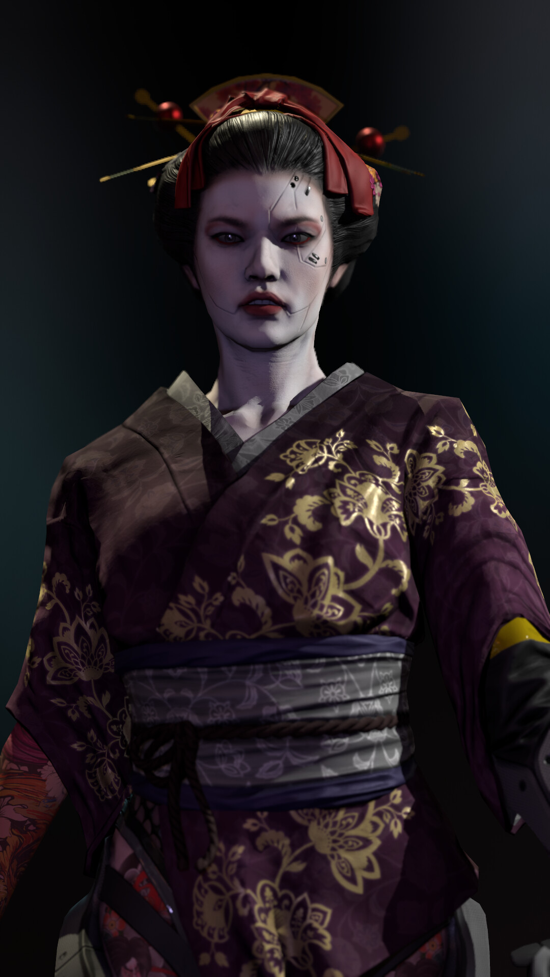 ArtStation - Cyber Geisha