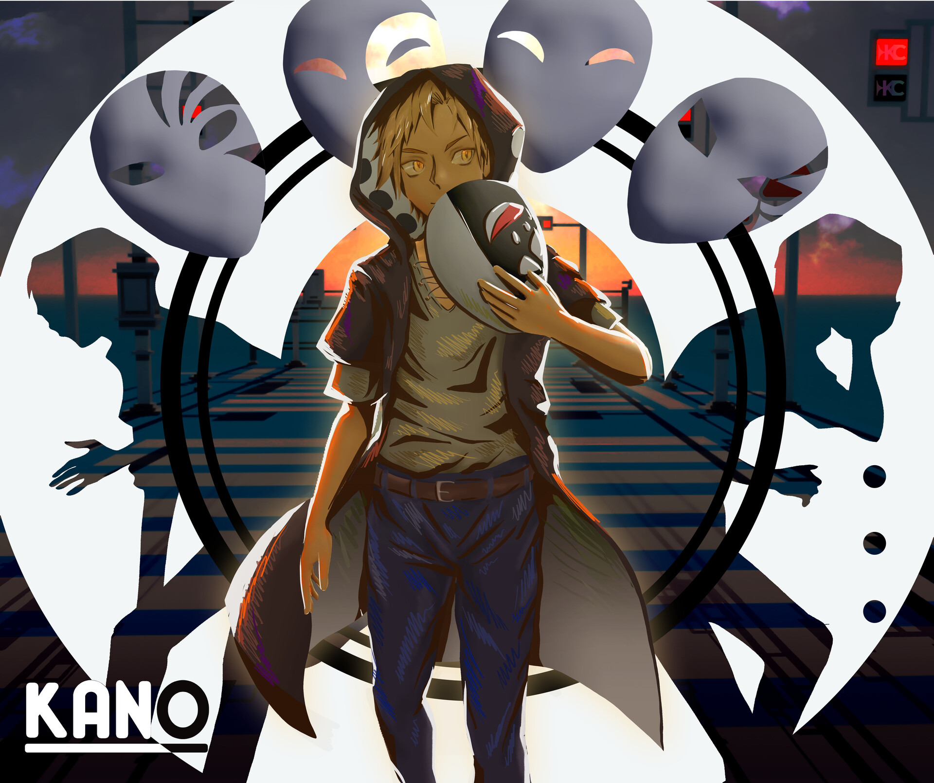 ArtStation - Kano (Kagerou Project Fanart)