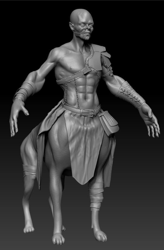 ArtStation - Centaure Monster Dog