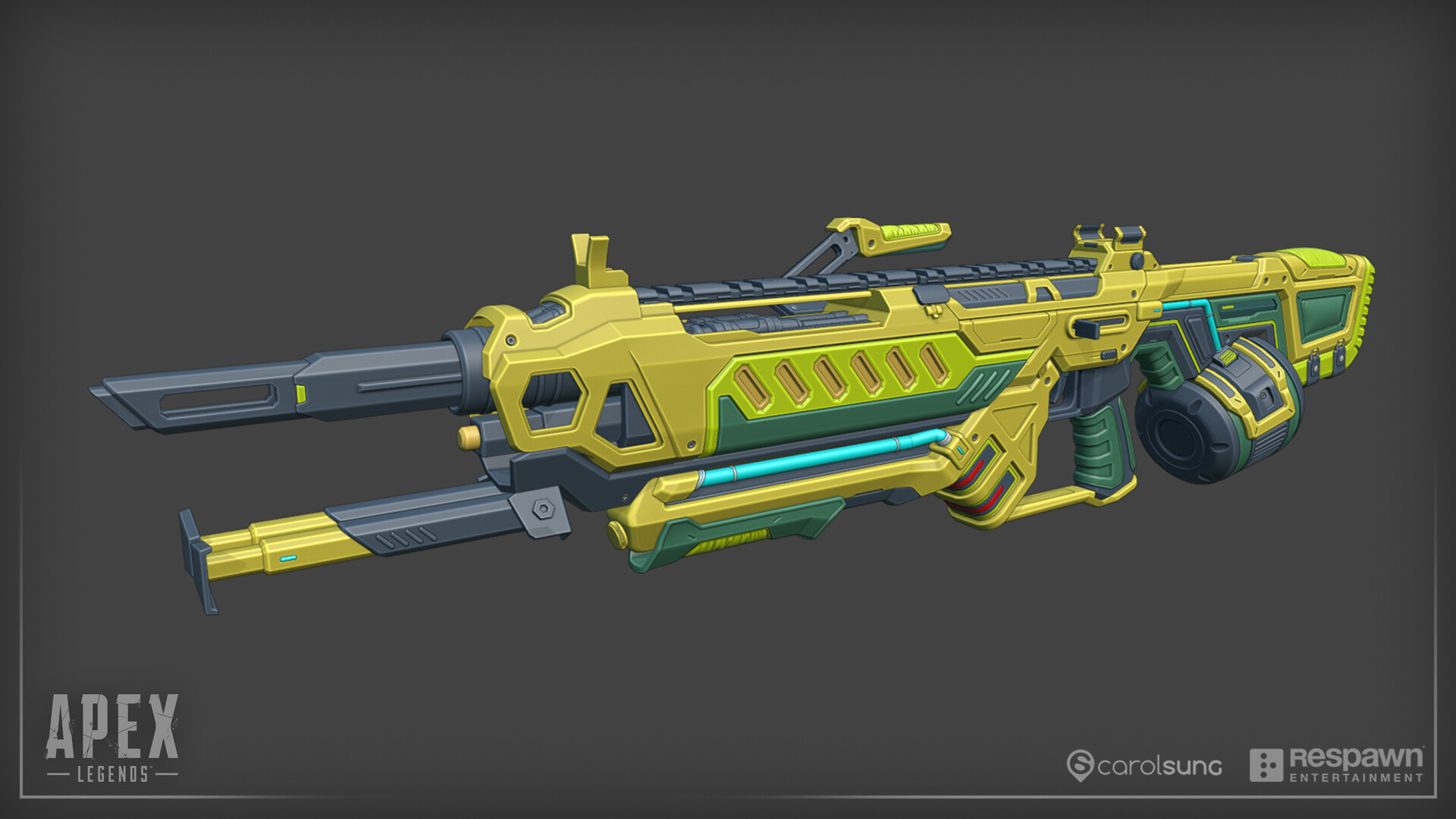 Carol Sung - Apex Legends - Rampage Legendary Skin - Hydraulic Helper