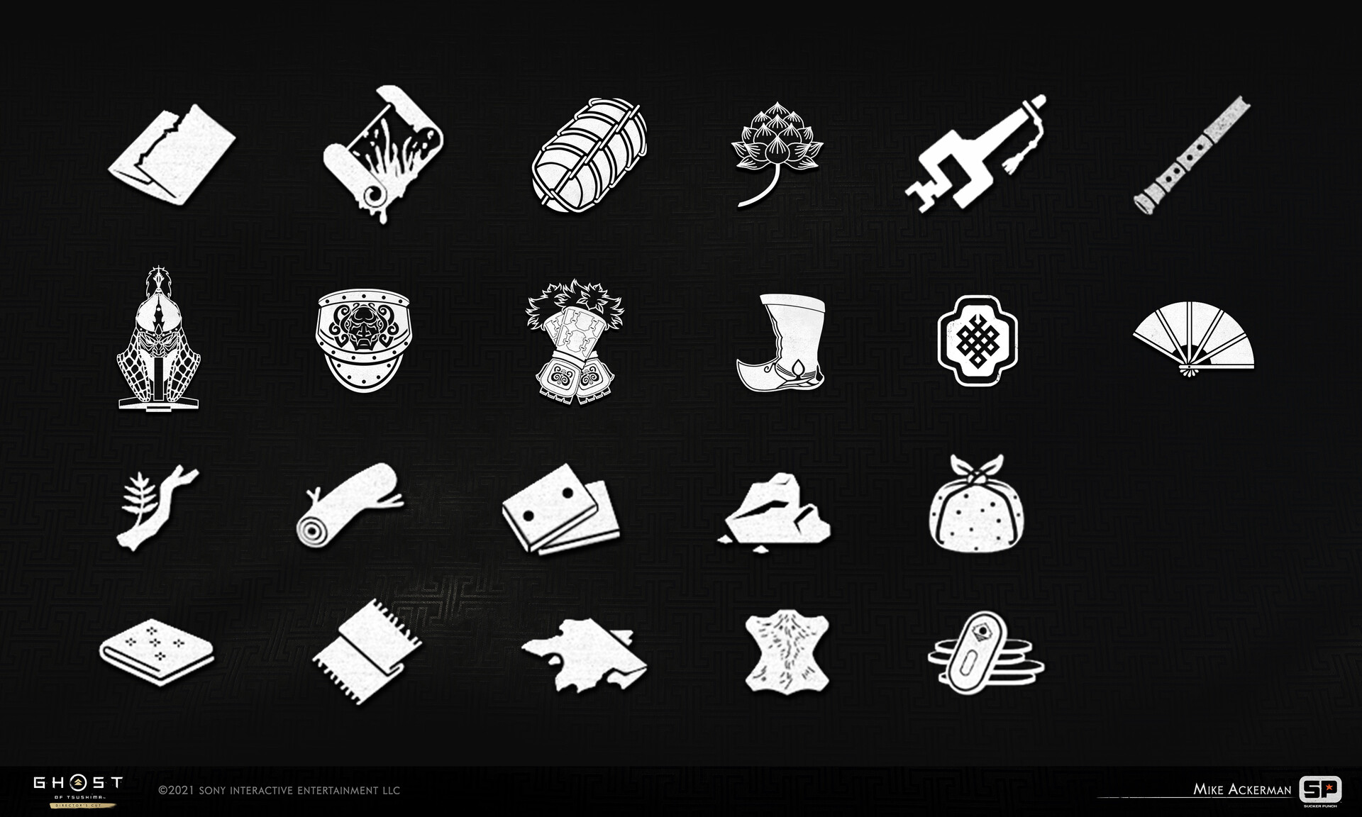 Mike Ackerman - Inventory and Resource Icons - Ghost of Tsushima ...