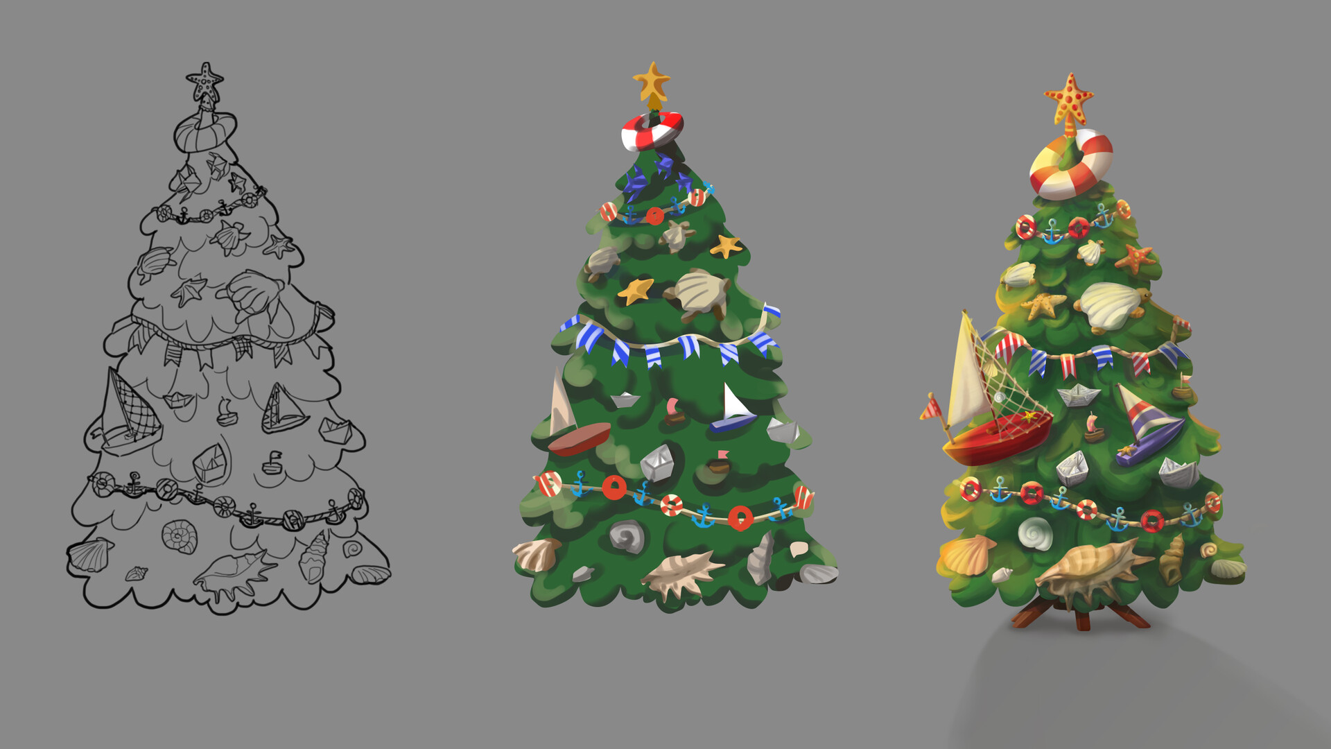 ArtStation - Christmas Tree Design for Daily Magic