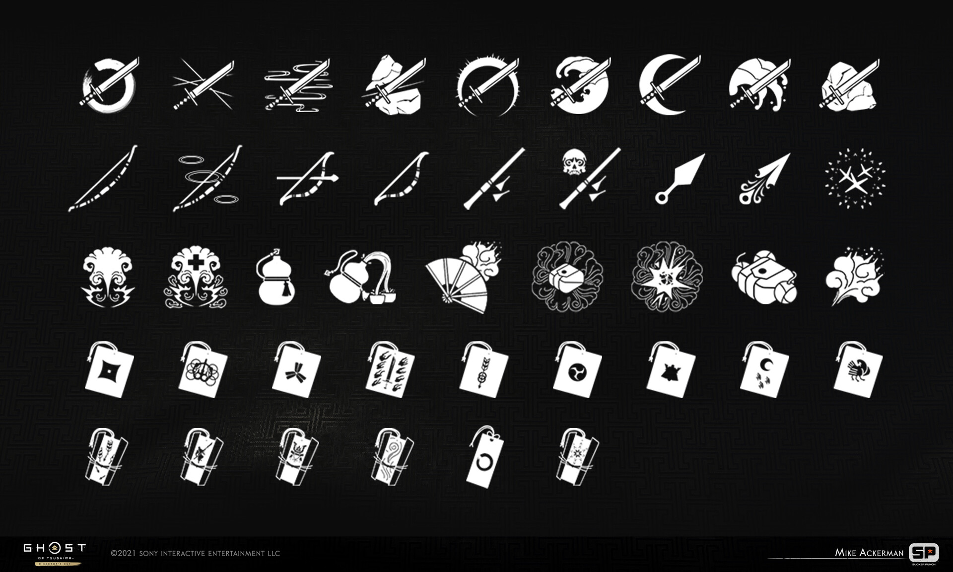 Mike Ackerman - Item Icons - Ghost of Tsushima: Legends