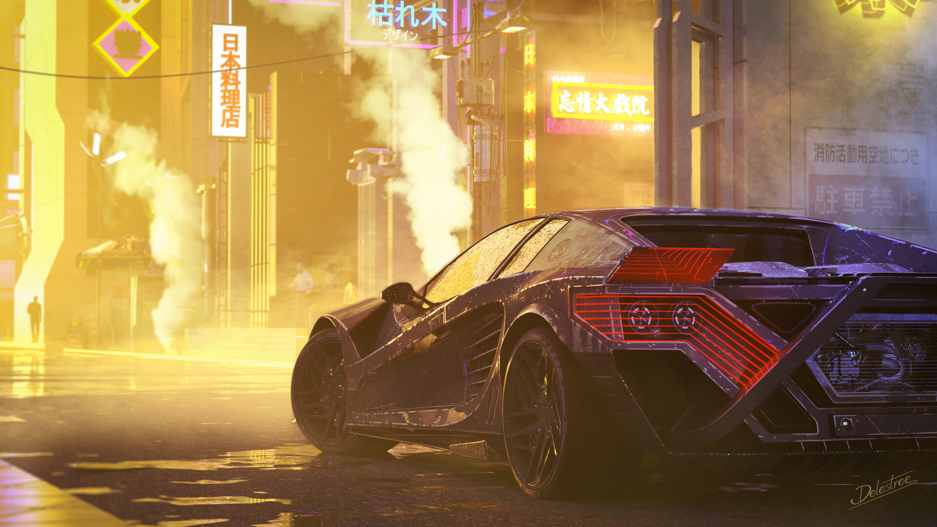 ArtStation - Cyberpunk car design concept