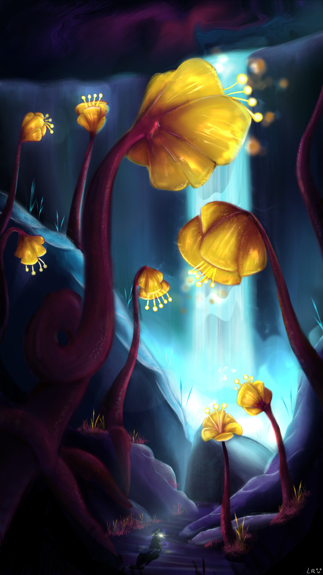 ArtStation - Fantasy Forest Background, lars Rongen