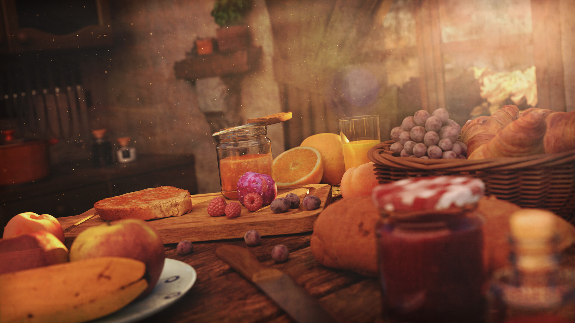 ArtStation - Breakfast table