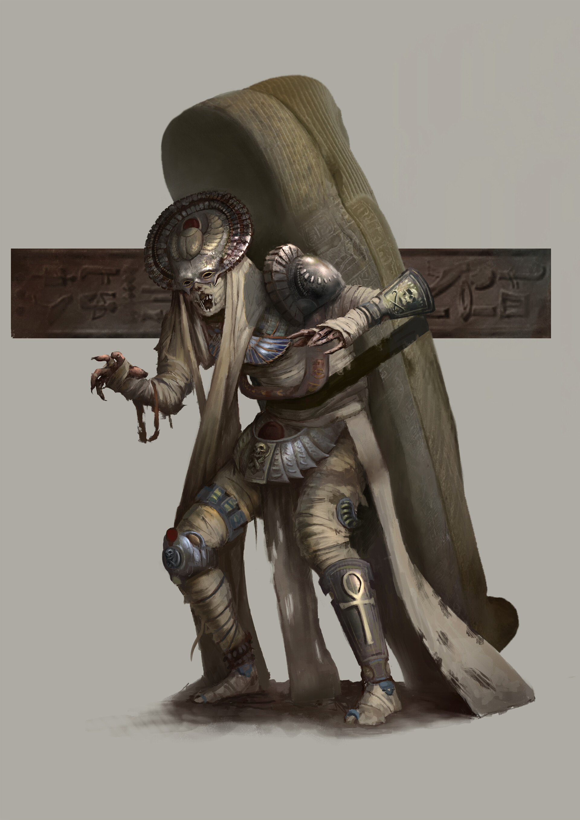 ArtStation - Pharaoh Miniature Concept