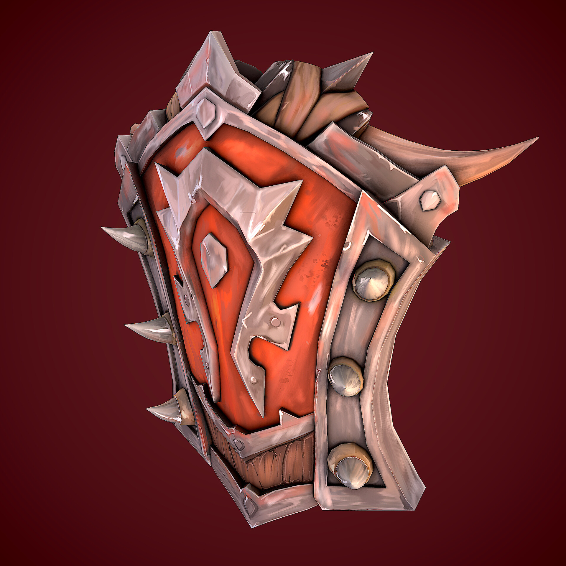 ArtStation - Stylized Handpainted Warfronts Shield - world of warcraft