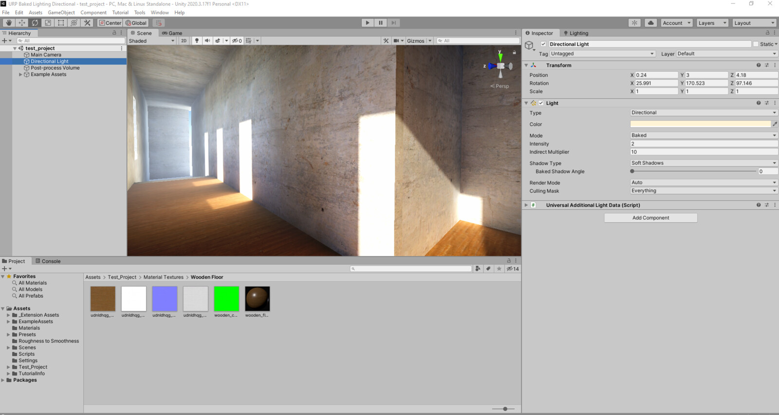 Rᴀᴋɪʙ Hᴏꜱꜱᴀɪɴ - Unity URP Baked Light Test (Daylight)