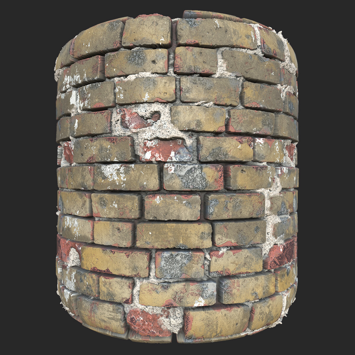 TextureCan - Worn Brick Wall Texture