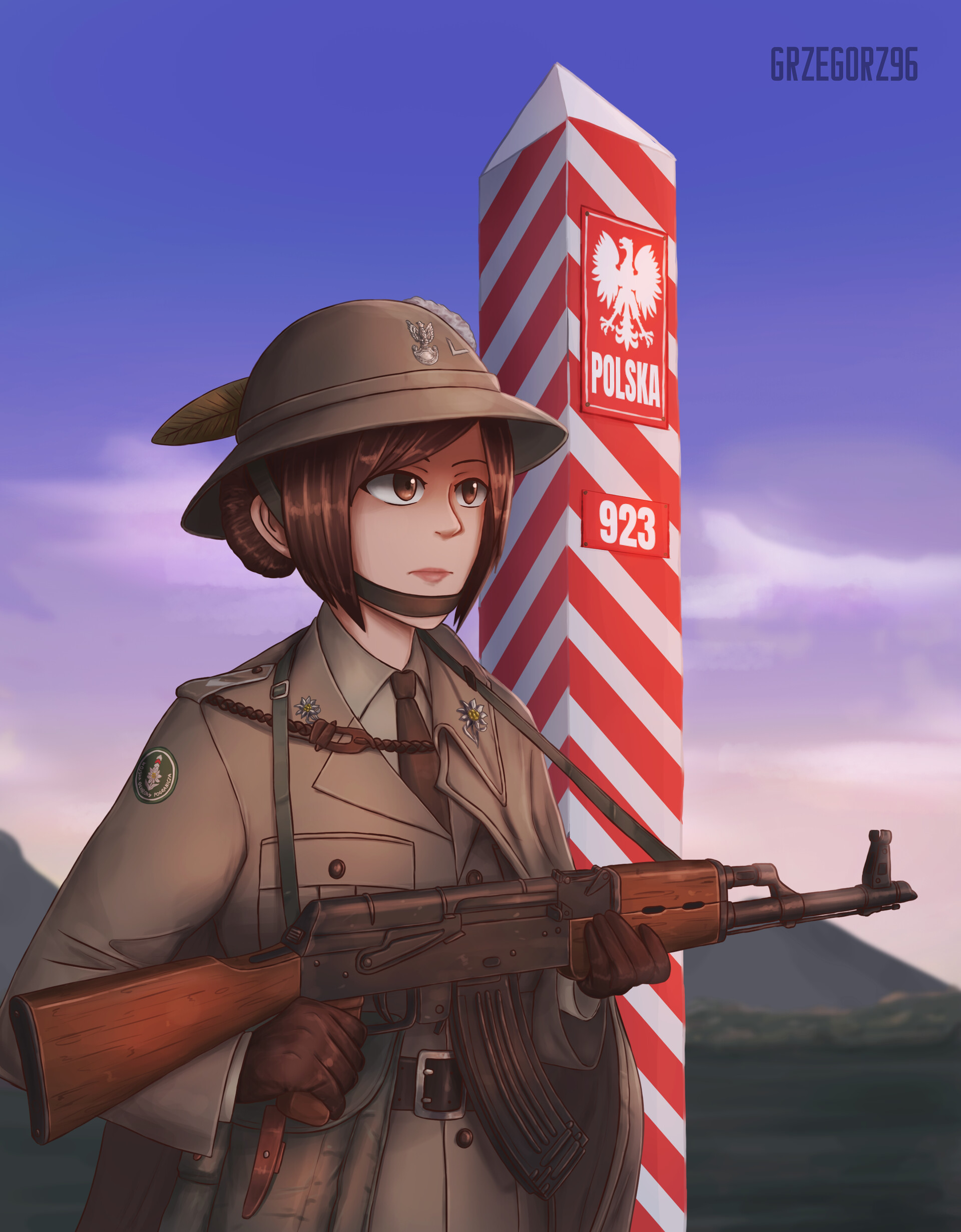 ArtStation - Polish Podhale Rifle of Border Guard Forces