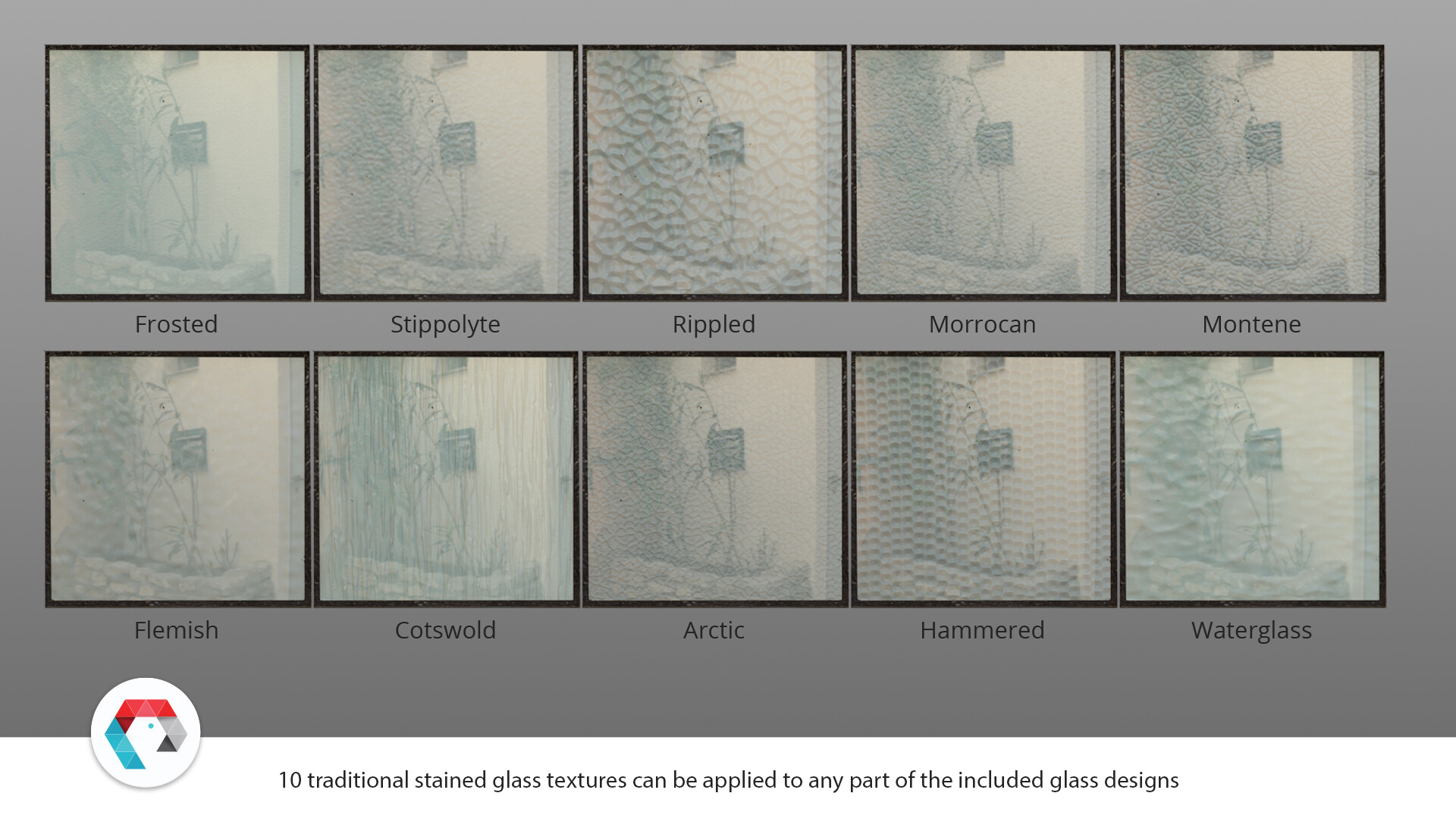 Polly Creative - Stained Glass Procedural Material
