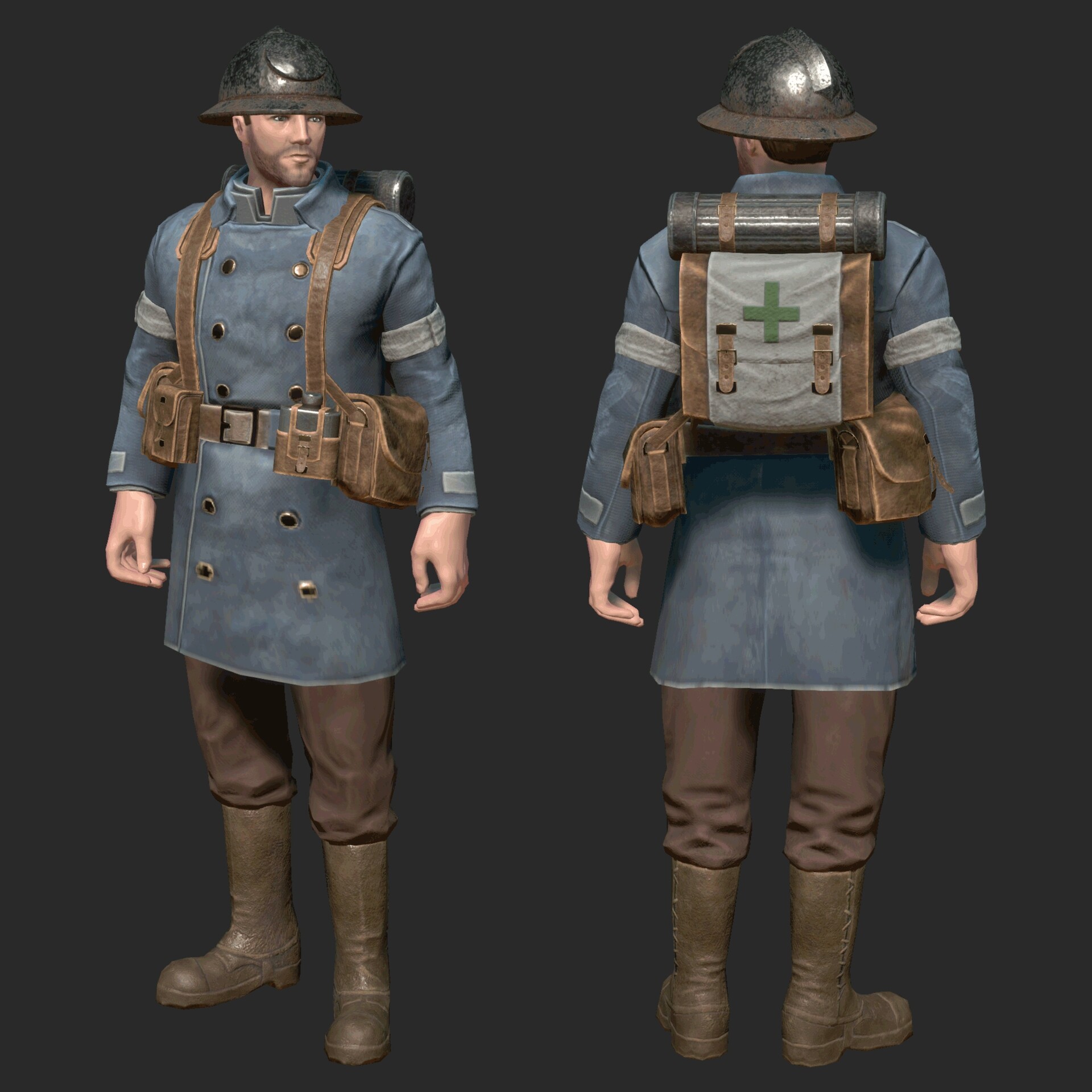 Adam Garib - Foxhole Entenched - Warden Uniforms