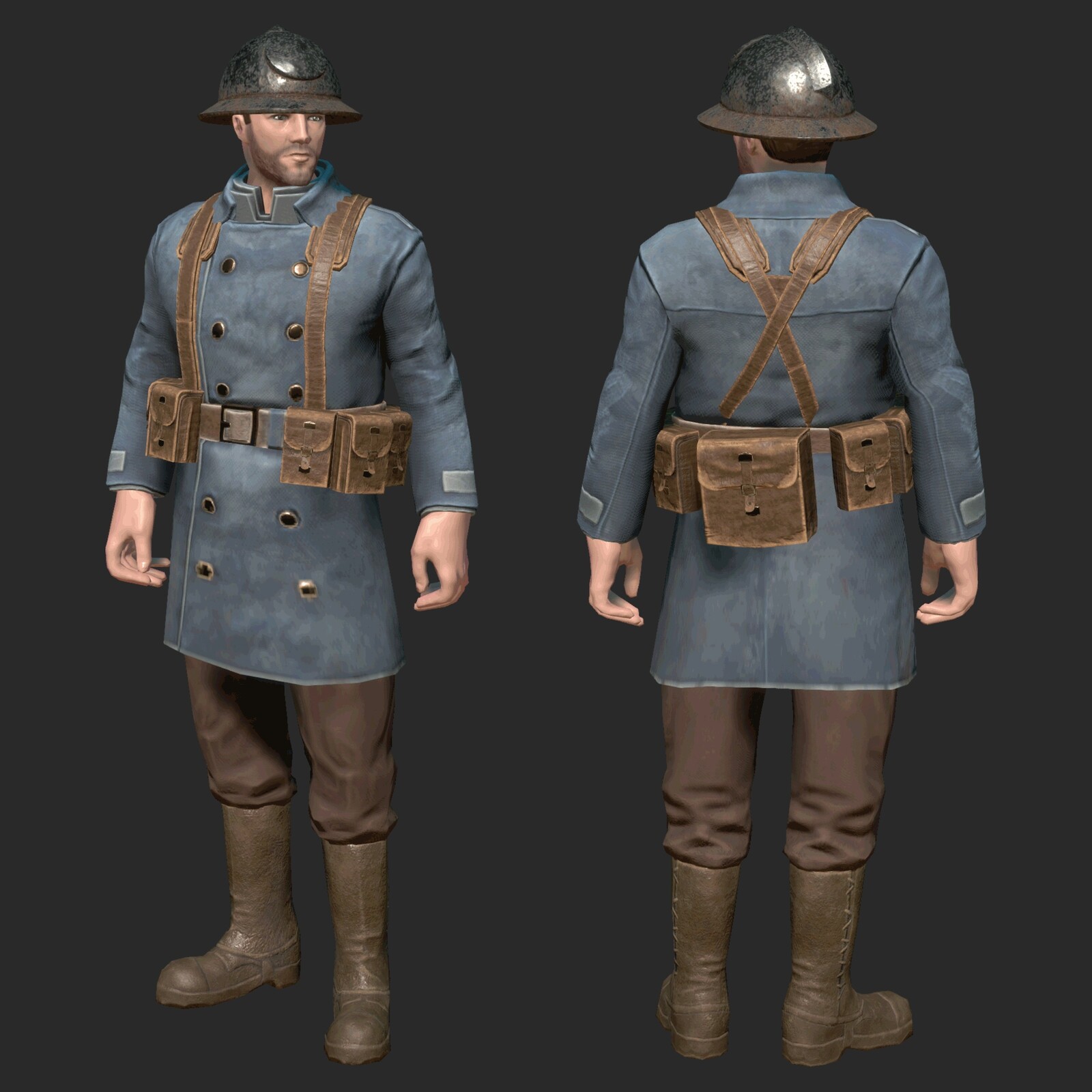 Adam Garib - Foxhole Entenched - Warden Uniforms