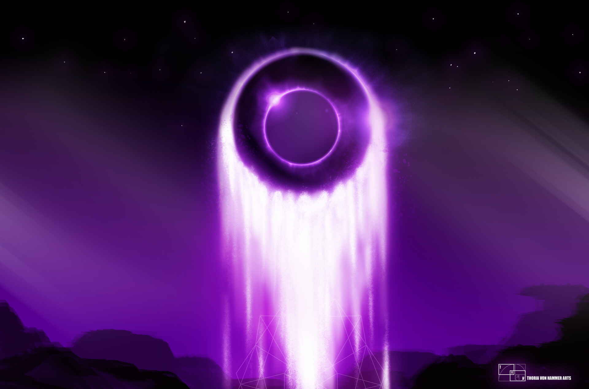 ArtStation - Purple Sun