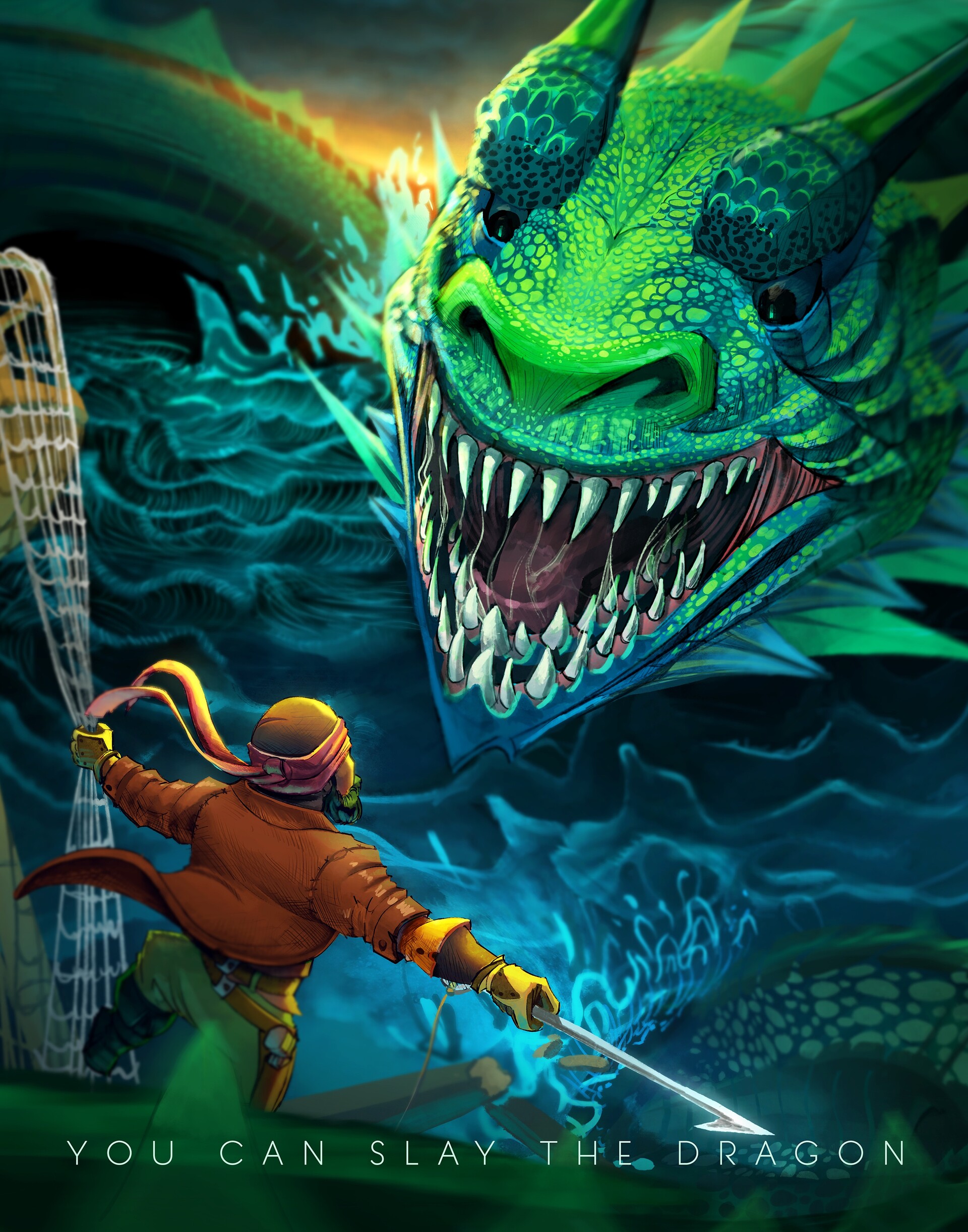 ArtStation - Water Dragon