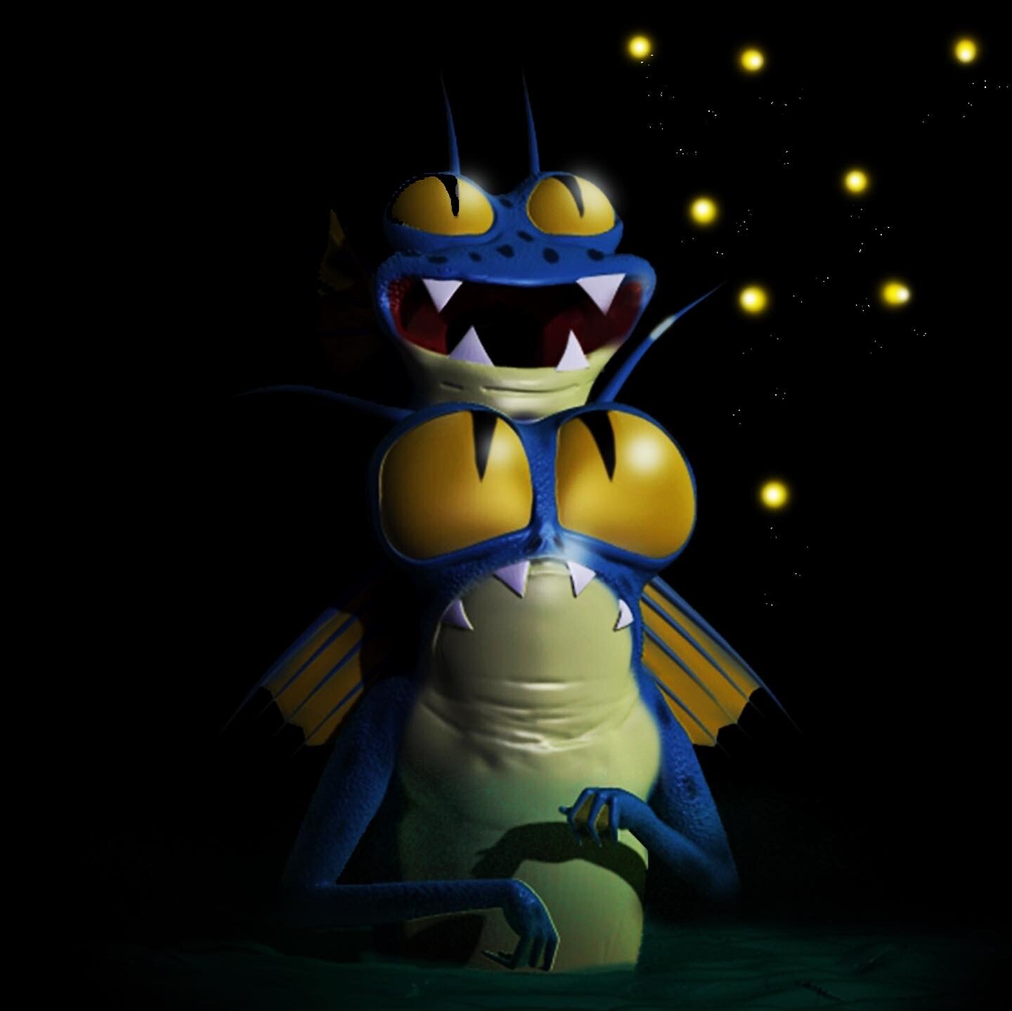 ArtStation - Monster lake