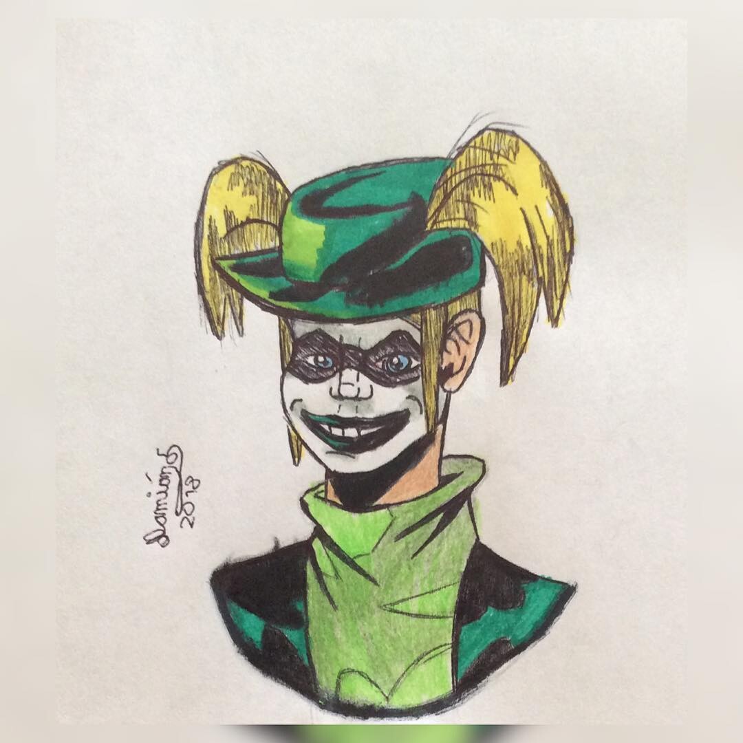 ArtStation - Rick Celis Harley Quinn Green Arrow