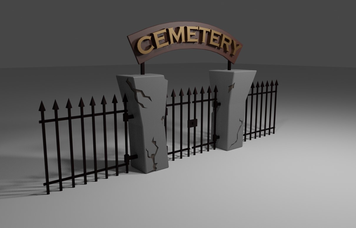 ArtStation - Cemetery Gate