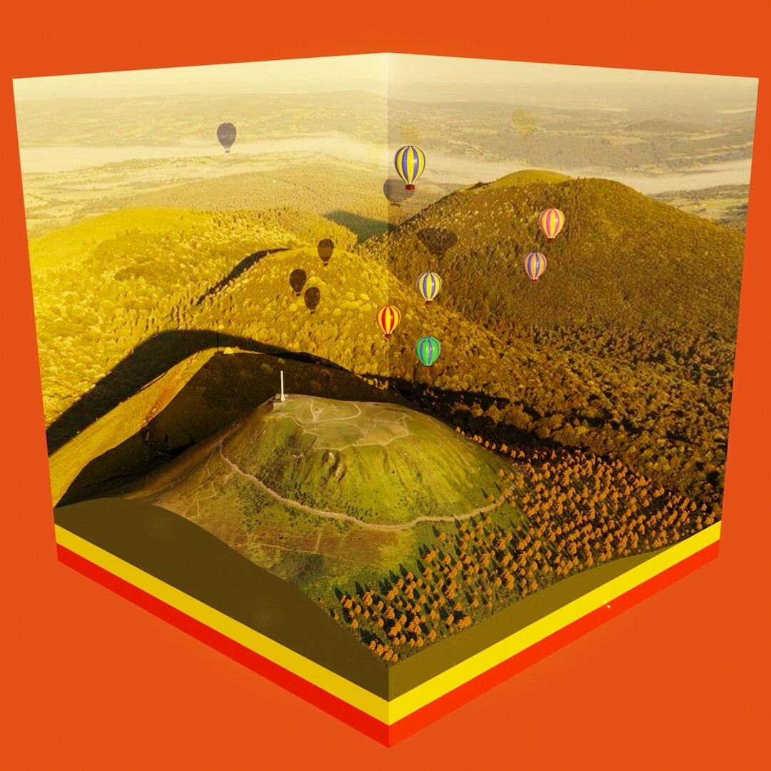 ArtStation - Un volcan d'Auvergne