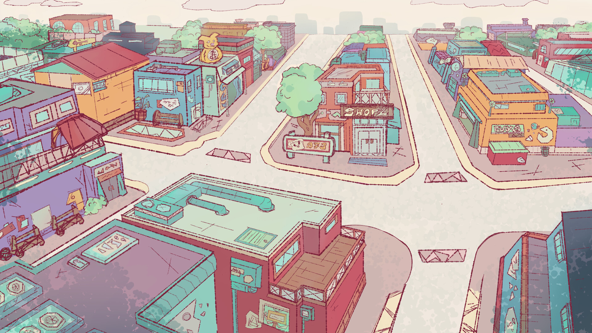 ArtStation - Lively Town