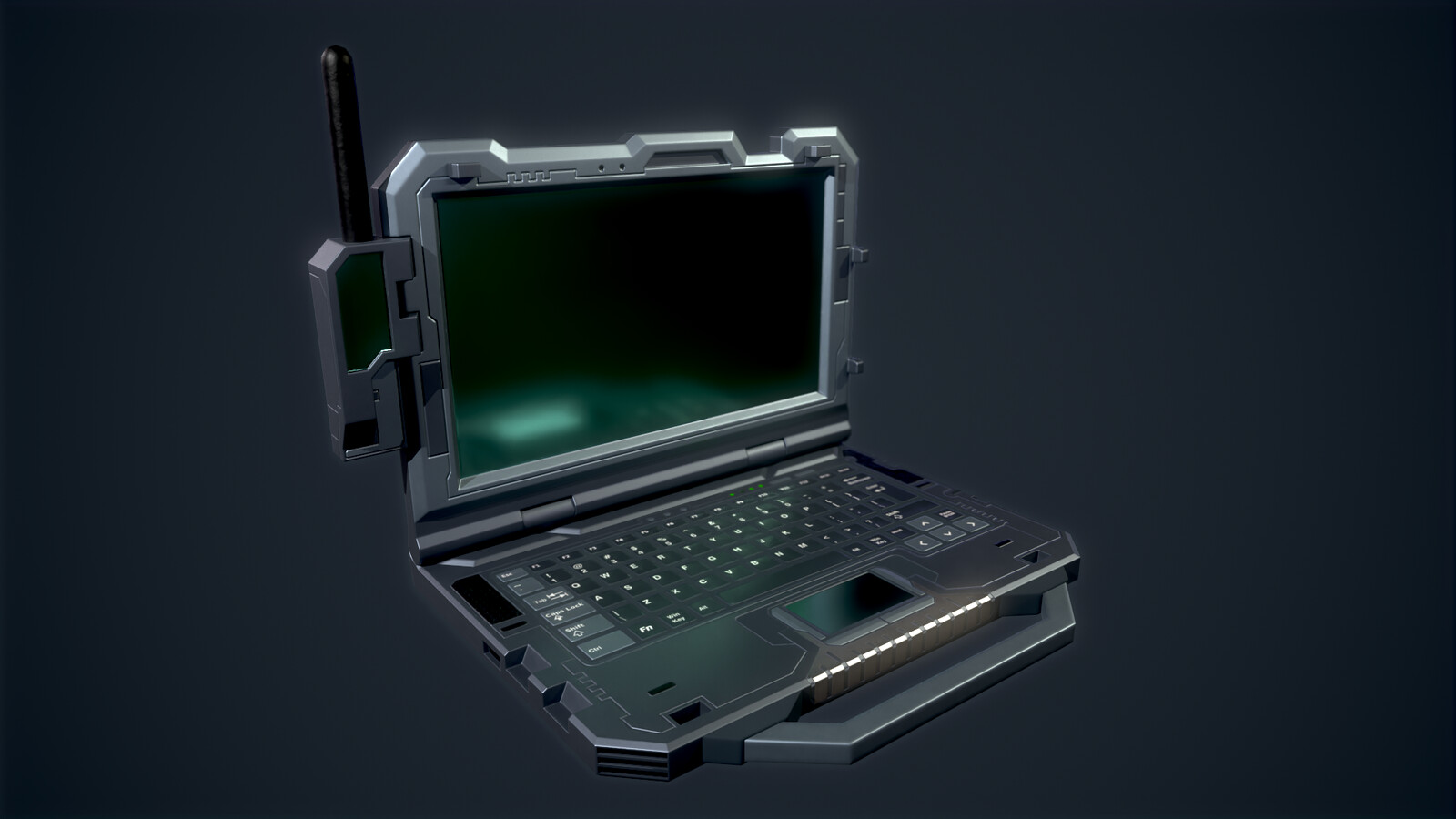 Mihai Alexandru Gales - Futuristic Laptop Concept