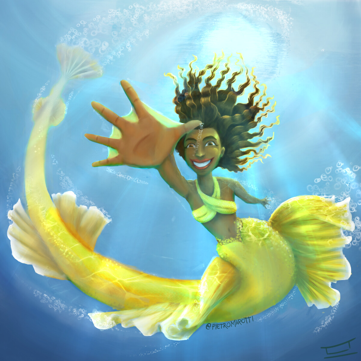 ArtStation - Sunshine Mermaid