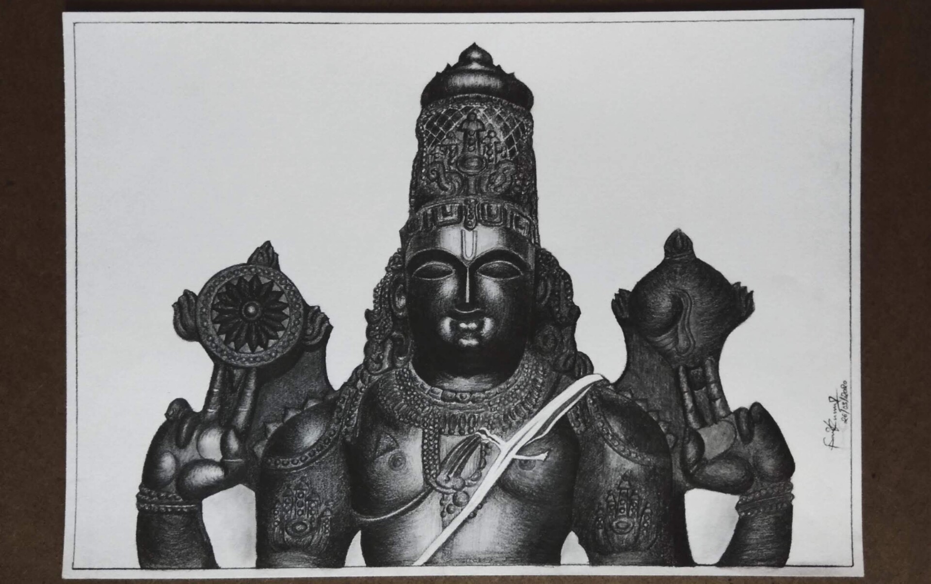 ArtStation - God Venkateswara Sculpture Art