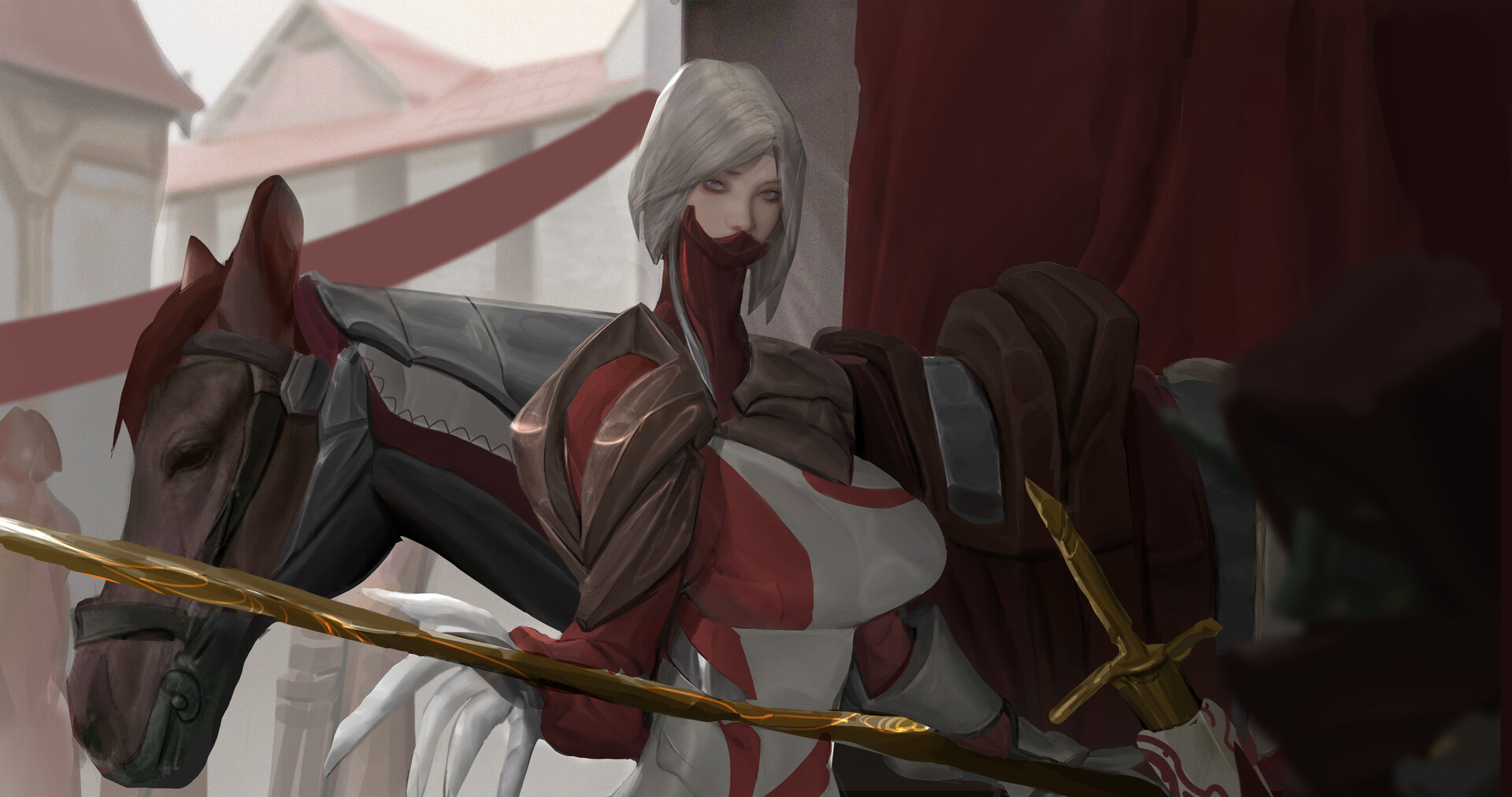 ArtStation - Standby lady