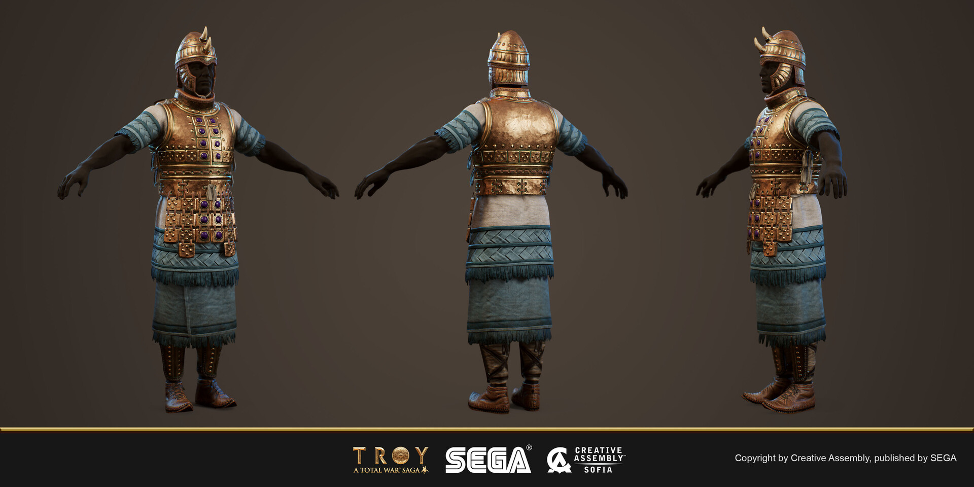 ArtStation - A Total War Saga: TROY - Character Art work