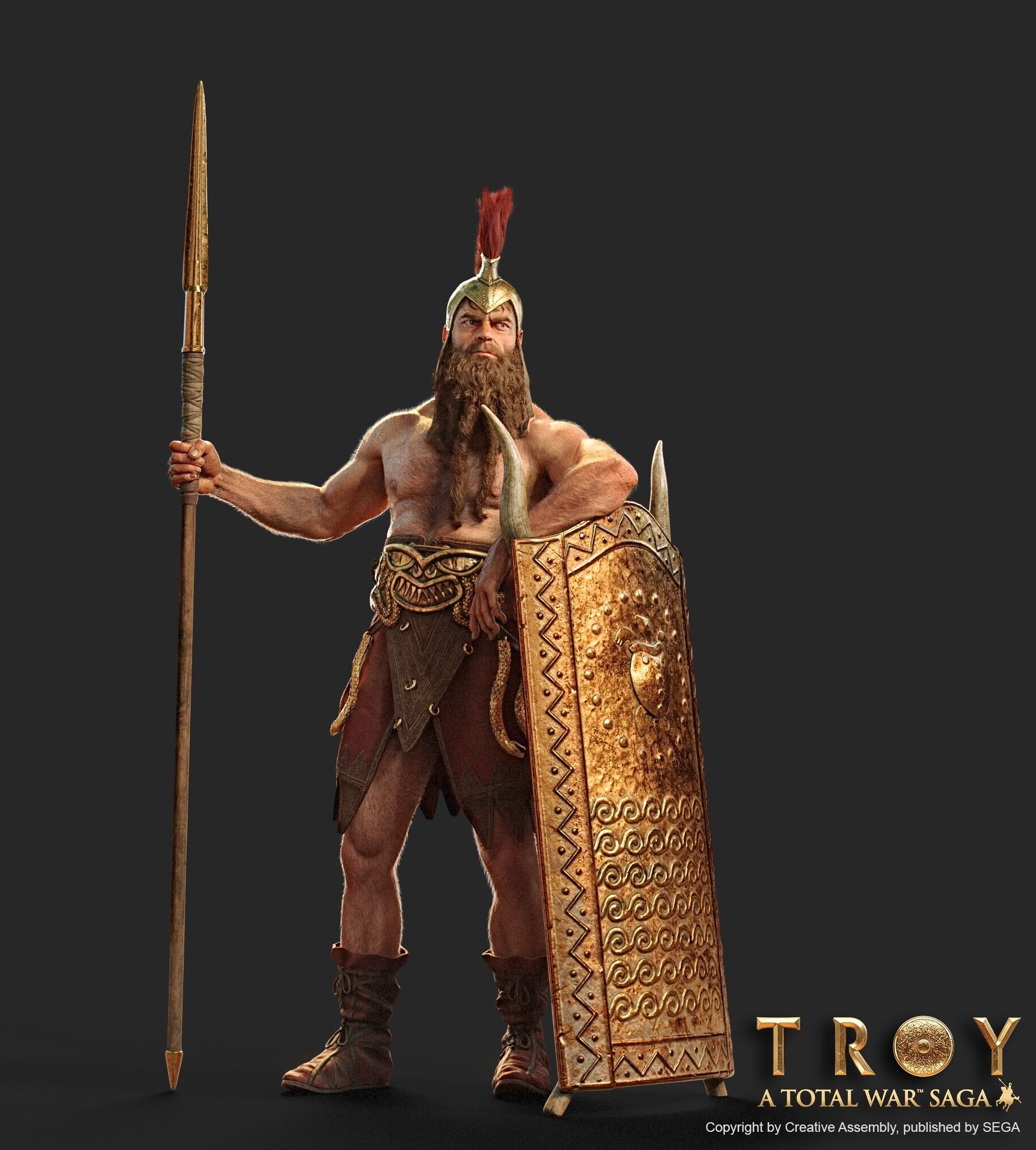 Creative Assembly - A Total War Saga: TROY - Character Art work