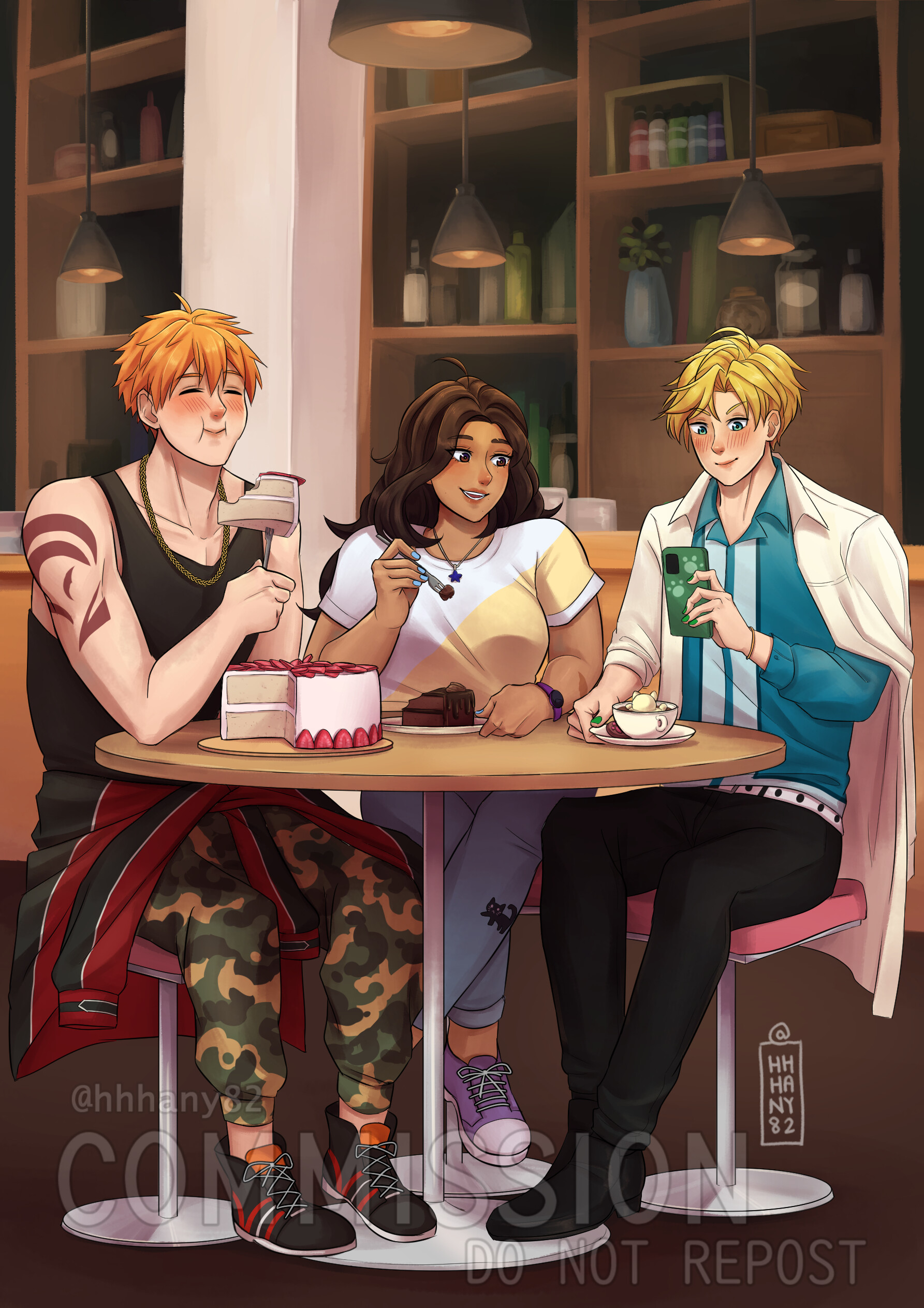 ArtStation - Cafe Date [Commission]