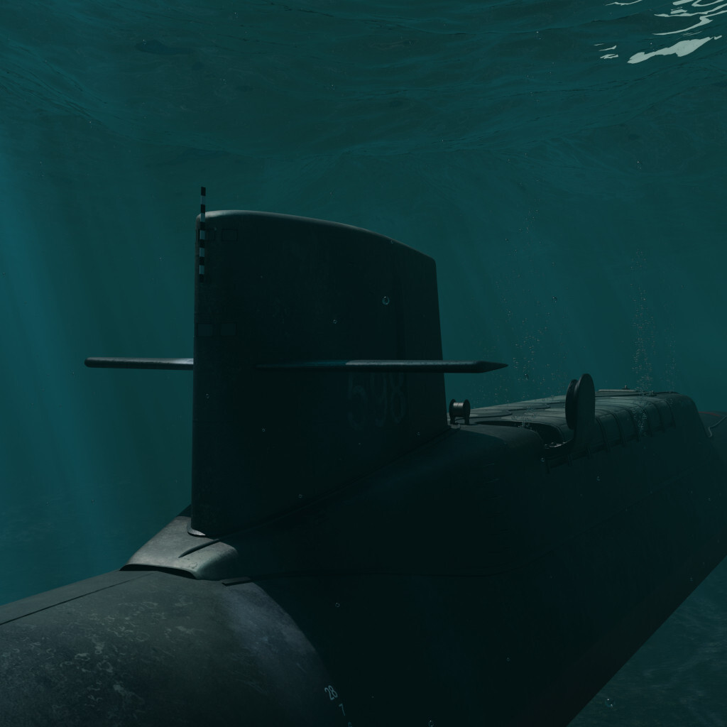 Eric Seigaud - USS George Washington (SSBN-598) with Polaris A3 missile.