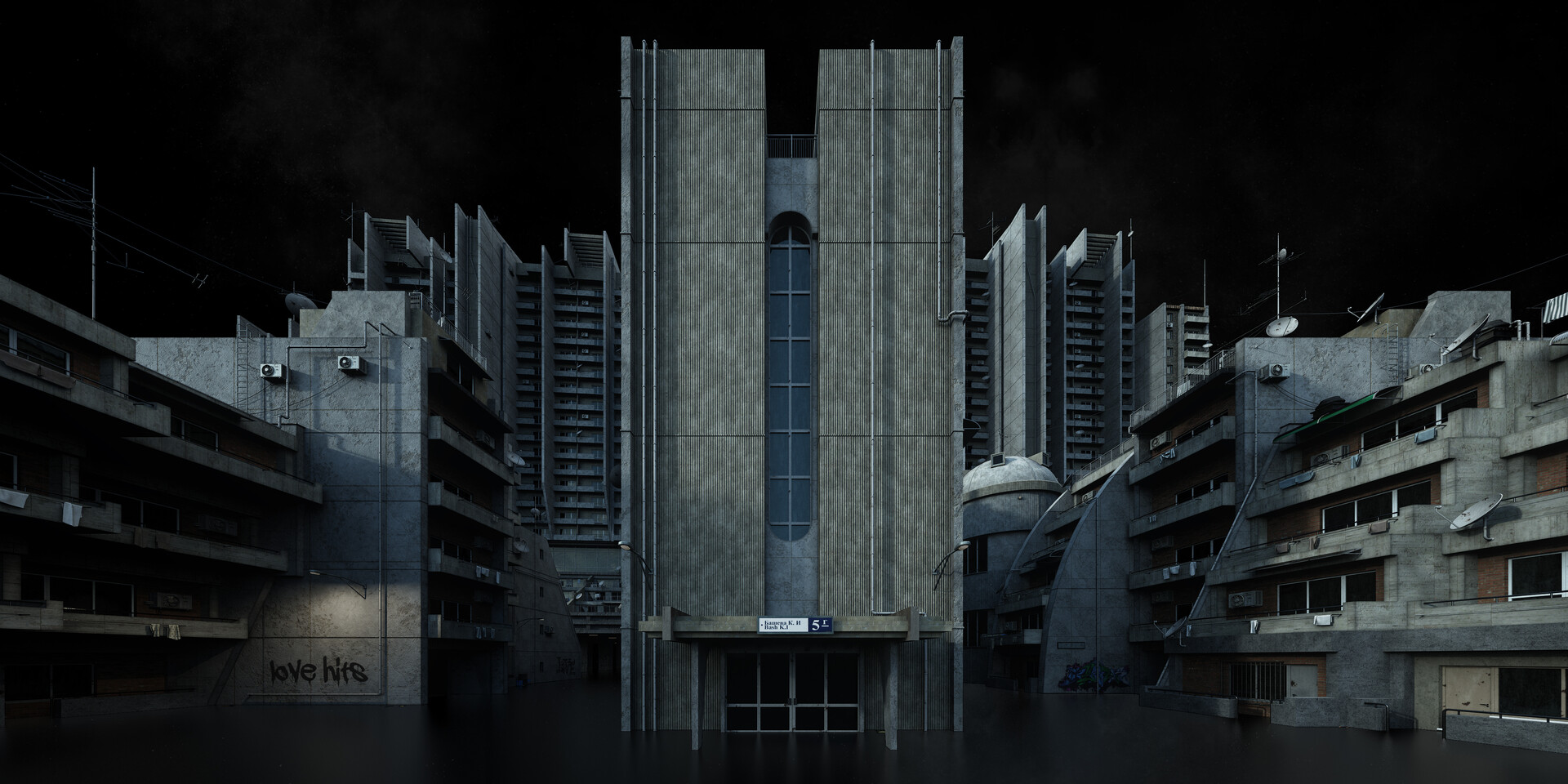 KitBash3D - SOVIET BLOCKS - 3D ASSET KIT