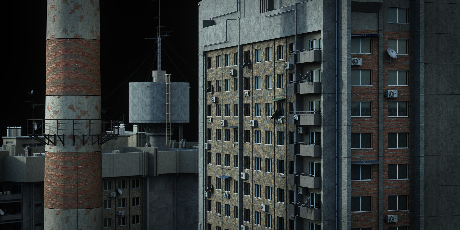 KitBash3D - SOVIET BLOCKS - 3D ASSET KIT