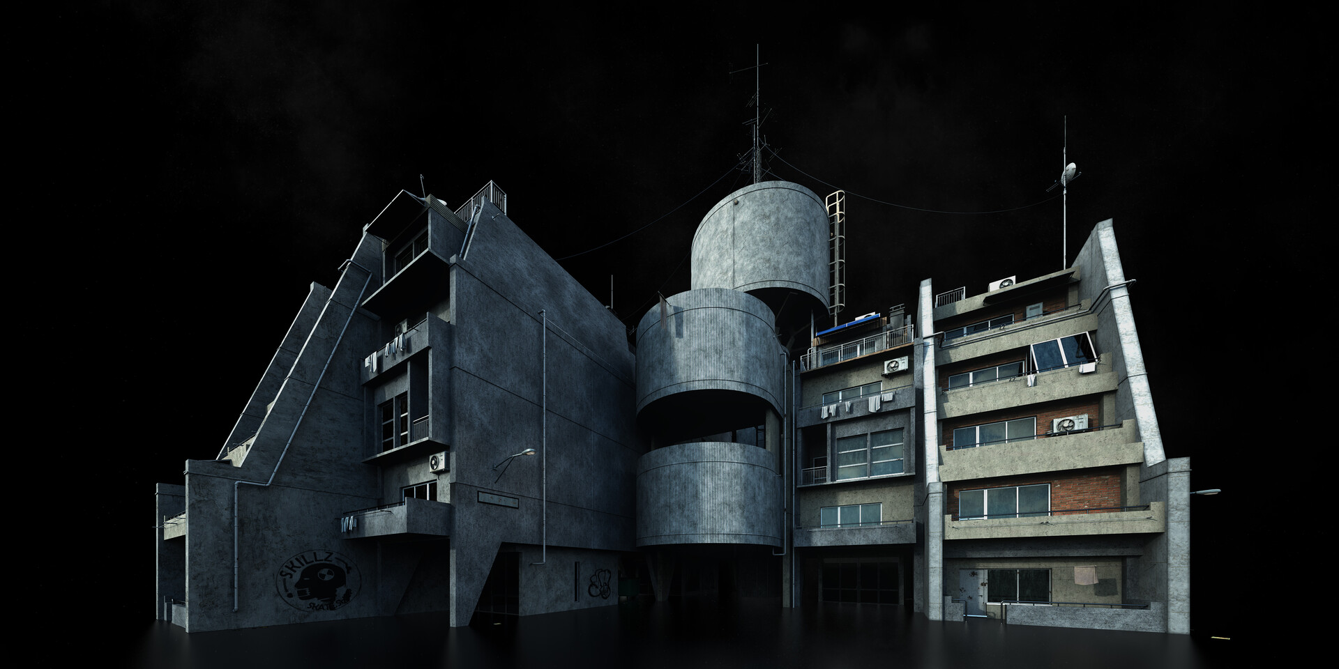 KitBash3D - SOVIET BLOCKS - 3D ASSET KIT